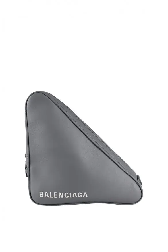 Balenciaga Triangle Clutch M - Gray