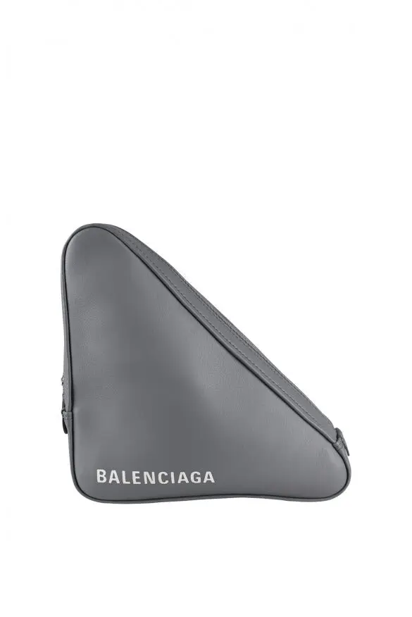 Balenciaga Triangle Clutch M - Gray