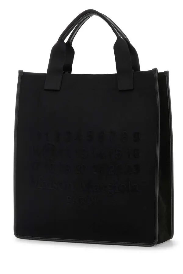 MAISON MARGIELA Canvas Shopper Bag - Black