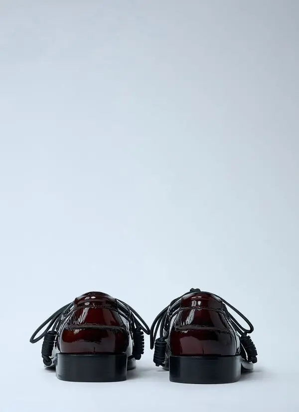 Dries Van Noten Patent Leather Lace-up Shoes