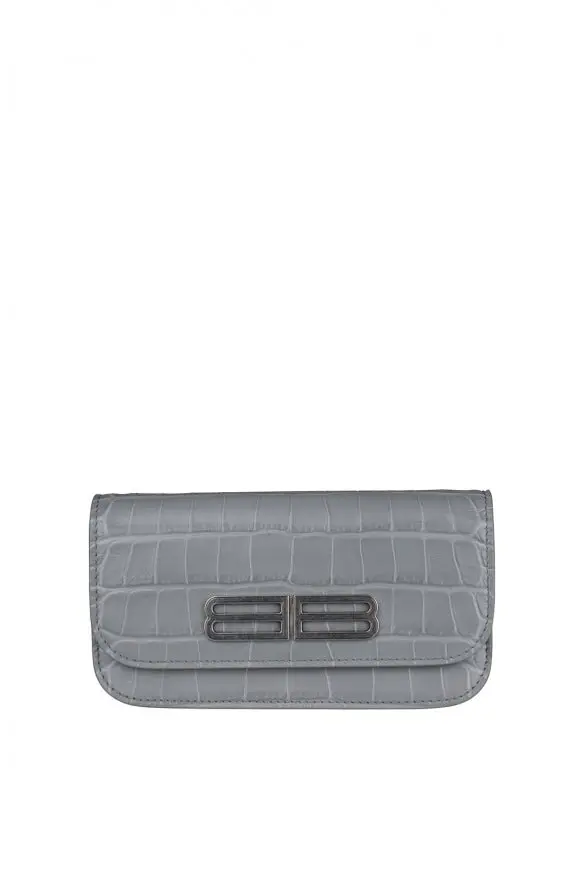 Balenciaga Wallet Chain Gossip - Gray