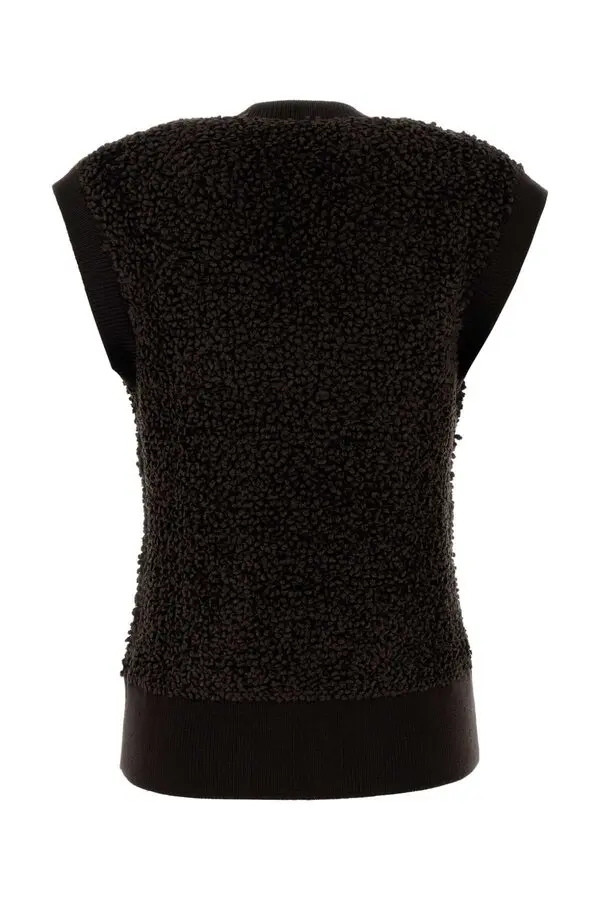 FERRAGAMO Sleeveless Textured Vest