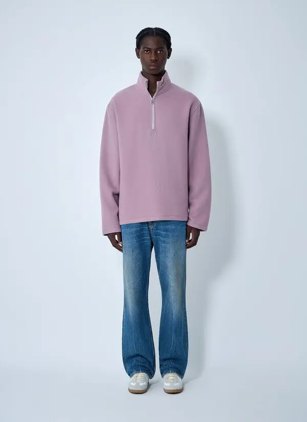 RIER Zip-up Fleece Sweatshirt - Multicolor