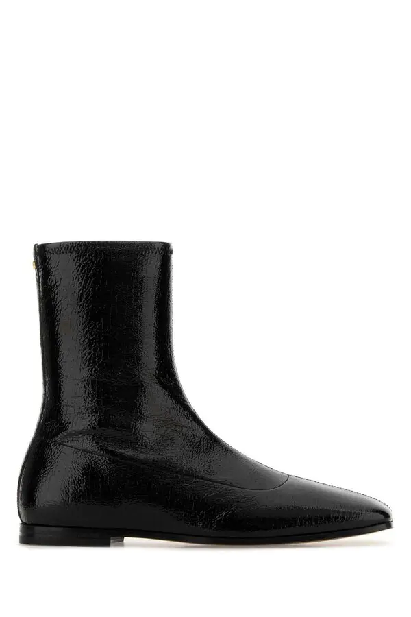 Valentino Garavani Leather Vlogo Signature Ankle Boots