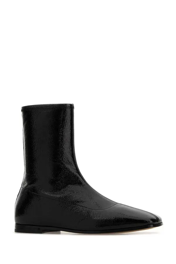 Valentino Garavani Leather Vlogo Signature Ankle Boots