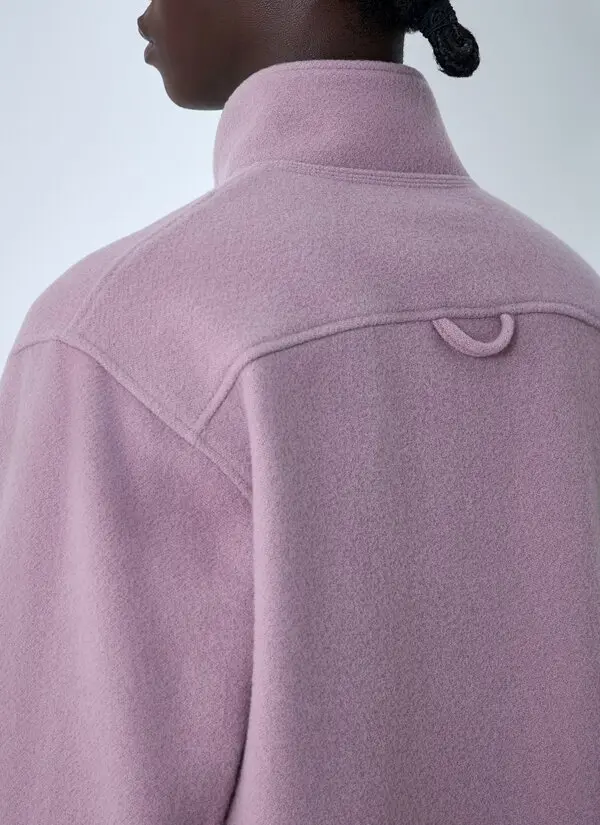 RIER Rieri Zip-up Fleece Sweatshirt