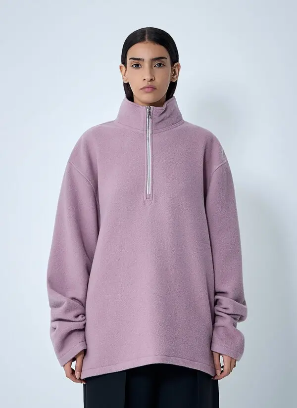 RIER Rieri Zip-up Fleece Sweatshirt - Multicolor