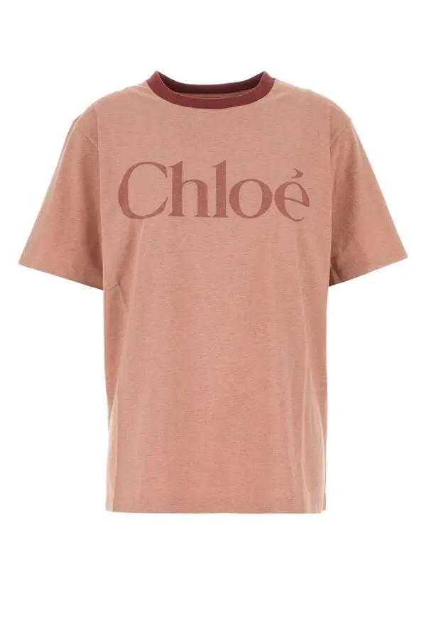 Chloé Melange Cotton T-shirt