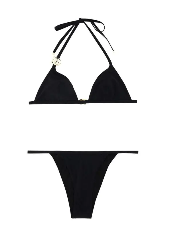 Dolce & Gabbana Logo Triangle Bikini Set