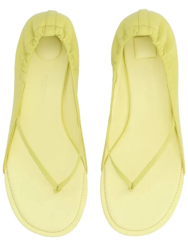 Jacquemus Leather Heeled Sandals - Green