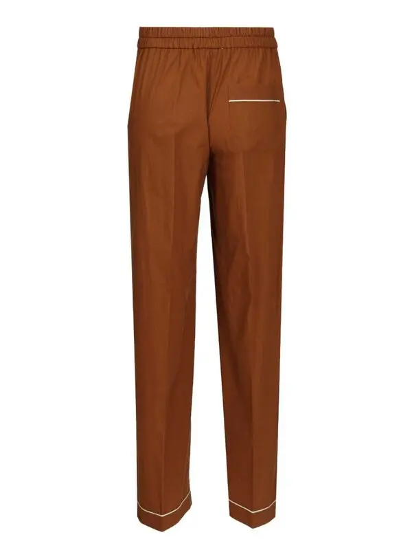 FORTE_FORTE Cotton Poplin Pyjama Trousers