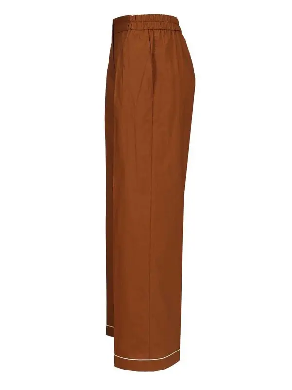 FORTE_FORTE Cotton Poplin Pyjama Trousers