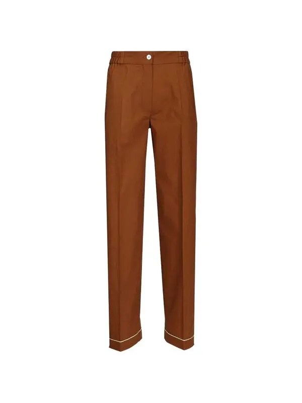 FORTE_FORTE Cotton Poplin Pyjama Trousers