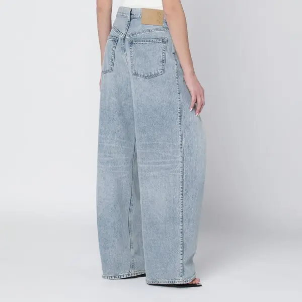 HAIKURE Candy Wide-leg Jeans - Blue
