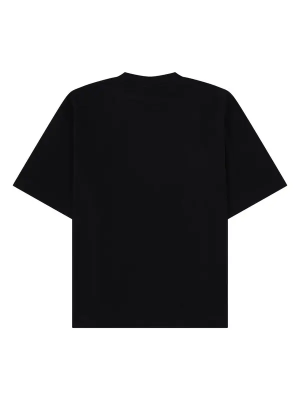 Off-White T-shirt With Logo - Black