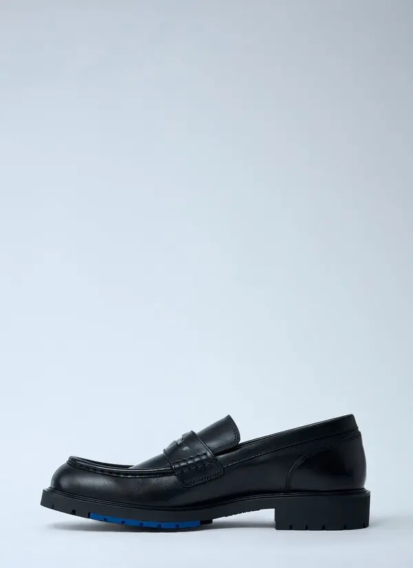 Burberry Loafers With Top Logo Plaque