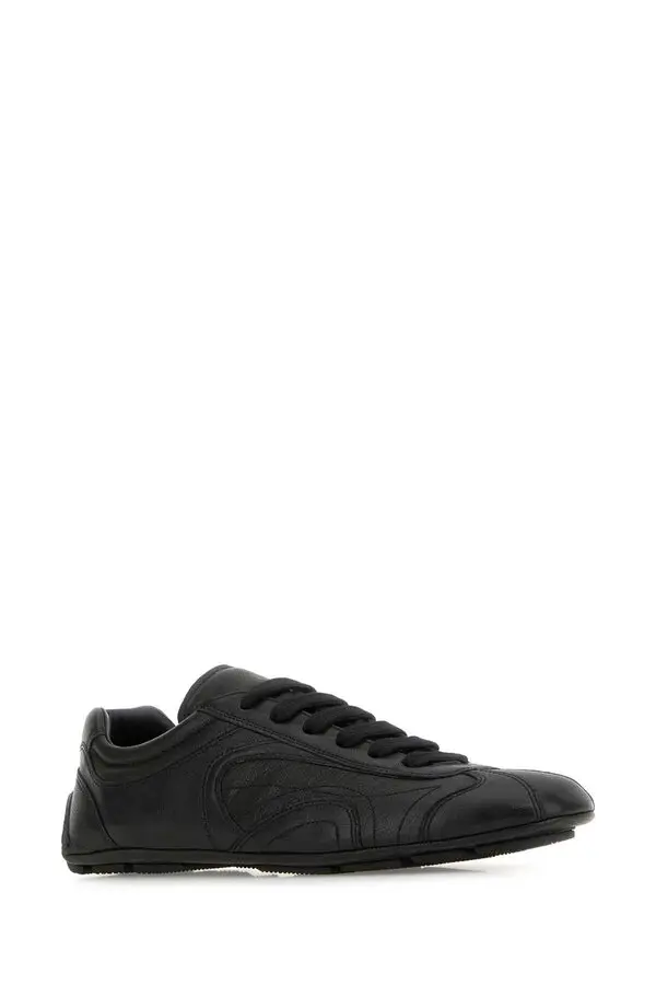 Prada Nappa Leather Montecarlo Re-edition 2005 Sneakers - Black