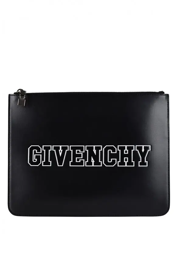Givenchy Leather Clutch - Black