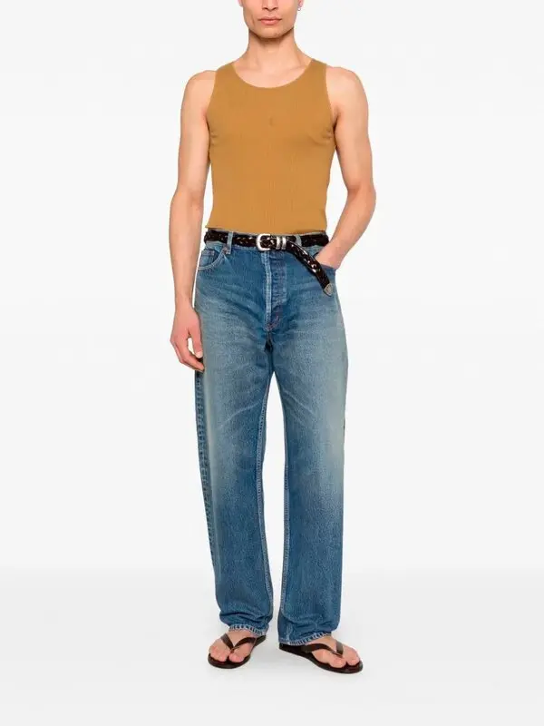 Saint Laurent High Rise Jeans - Multicolor