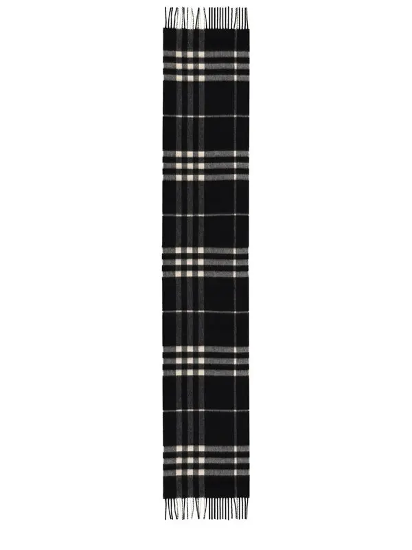 Burberry Check Scarf - Black