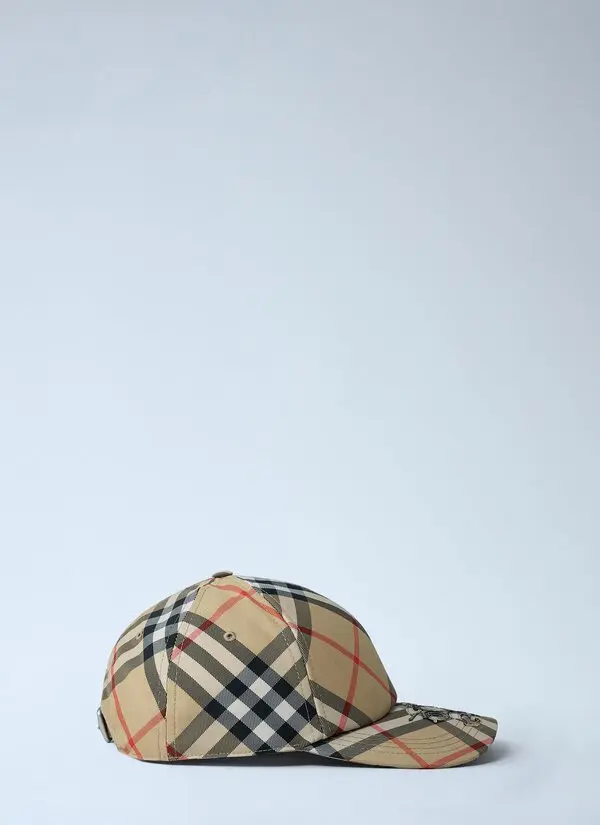 Burberry Logo Motif Baseball Cap - Cream