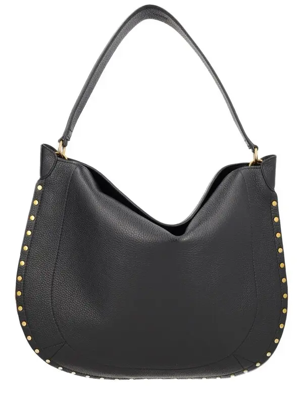 Isabel Marant Étoile Oskan Studded Hobo Bag - Black