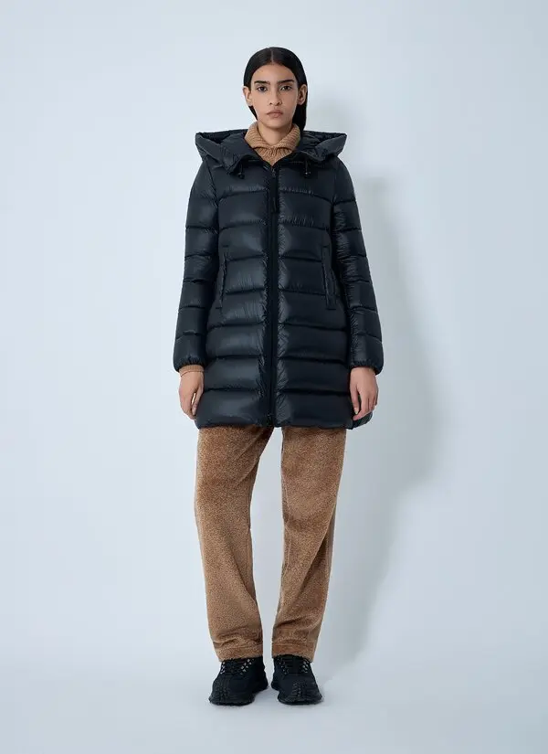 Moncler Suyenne Hooded Down Jacket - Black