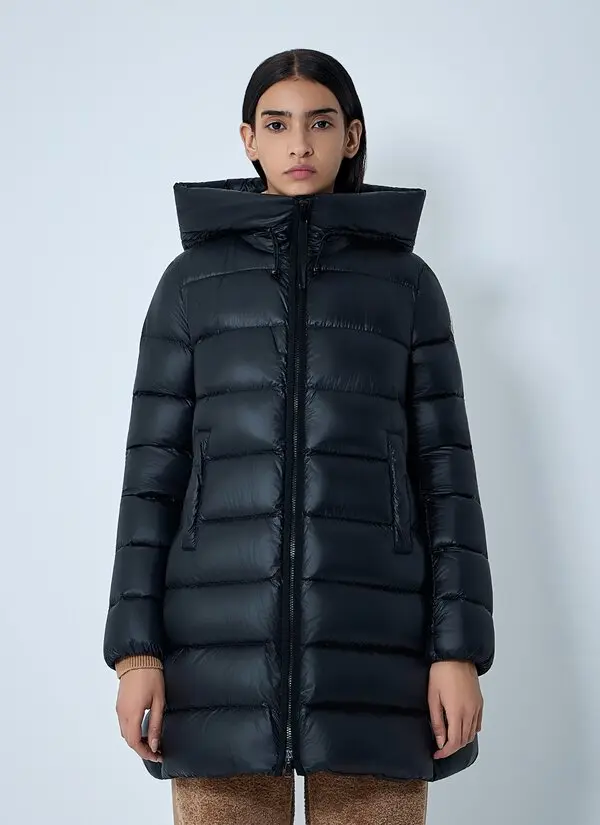 Moncler Suyenne Hooded Down Jacket - Black