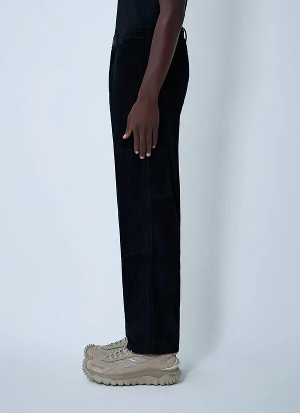Moncler Cotton Corduroy Logo Motif Pants