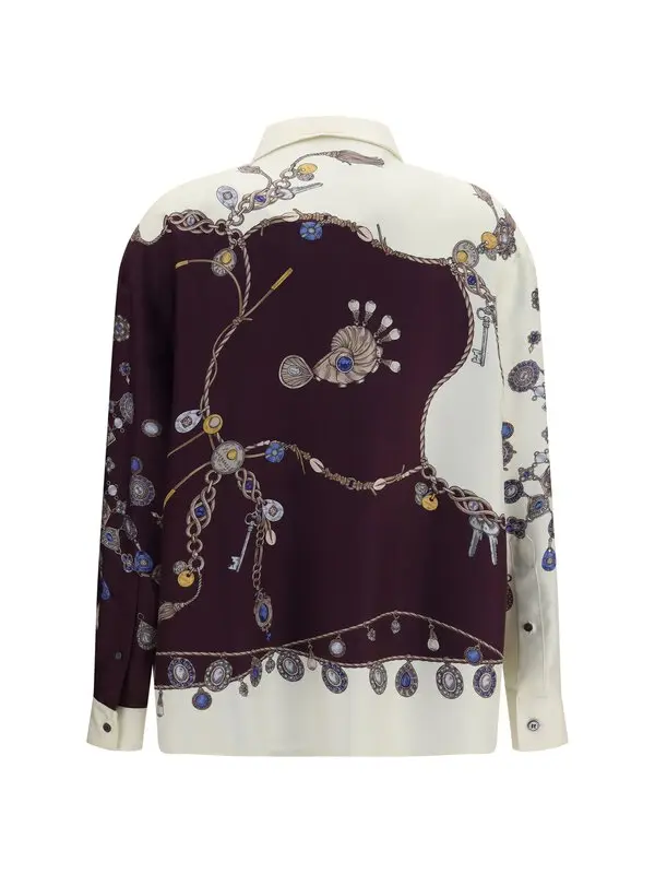 Versace Printed Silk Shirt