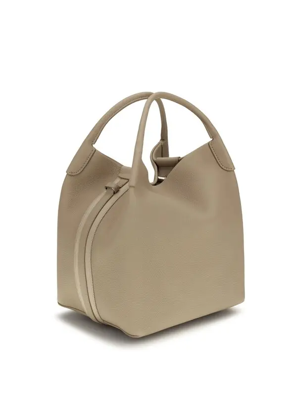 Loro Piana Bale Large Shoulder Bag - Cream