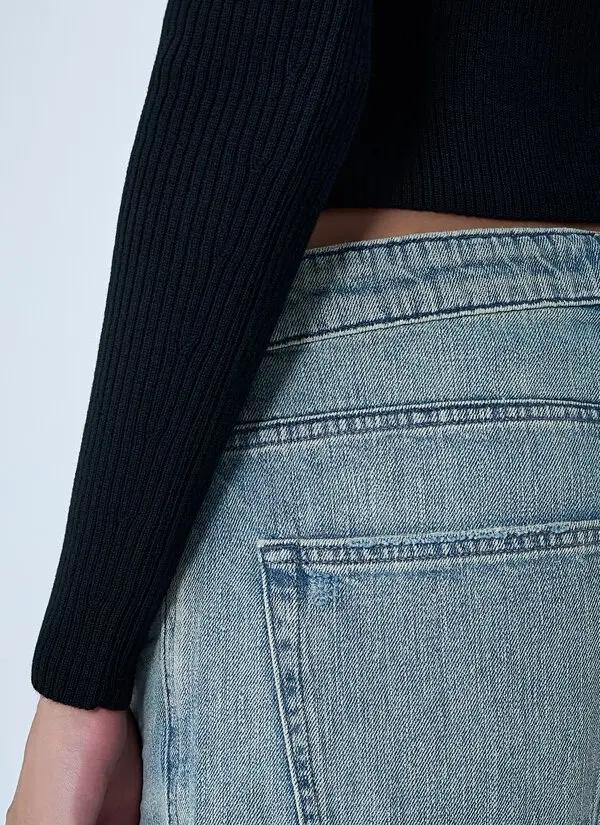 DIESEL® Wool Knit Cut-out Sweater - Black