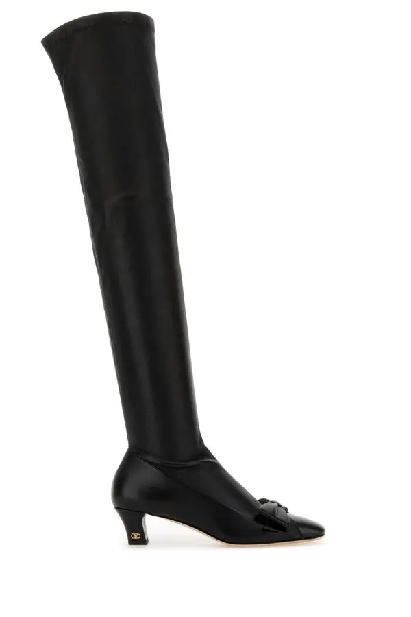 Valentino Garavani Leather Over The Knee Boots