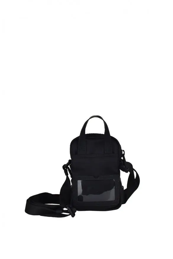 Moschino Canvas Satchel With Printed Logo
