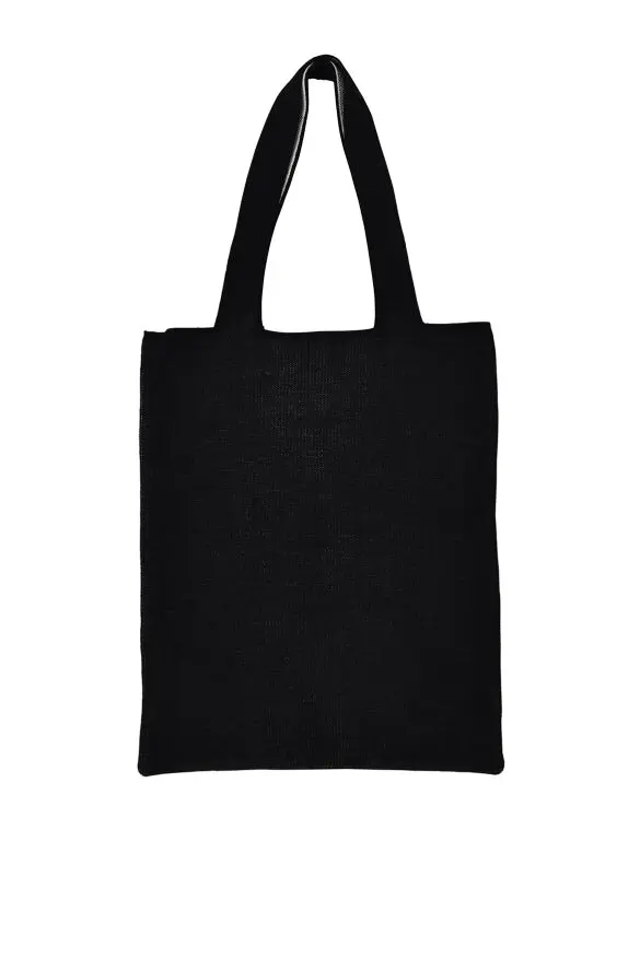 Palm Angels Wool-blend Canvas Tote Bag - Black