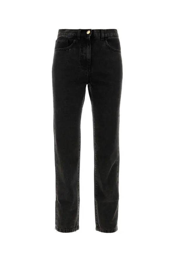 Palm Angels Wash Denim Jeans - Black