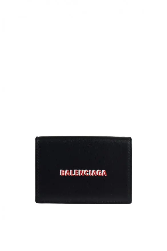 Balenciaga Wallet Cash Mini - Black