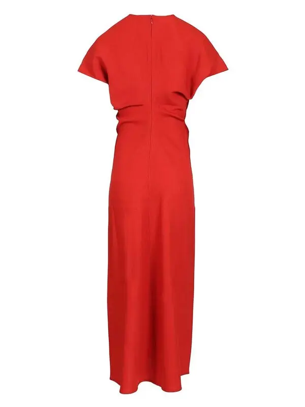 TOTEME Wool Maxi Dress - Red