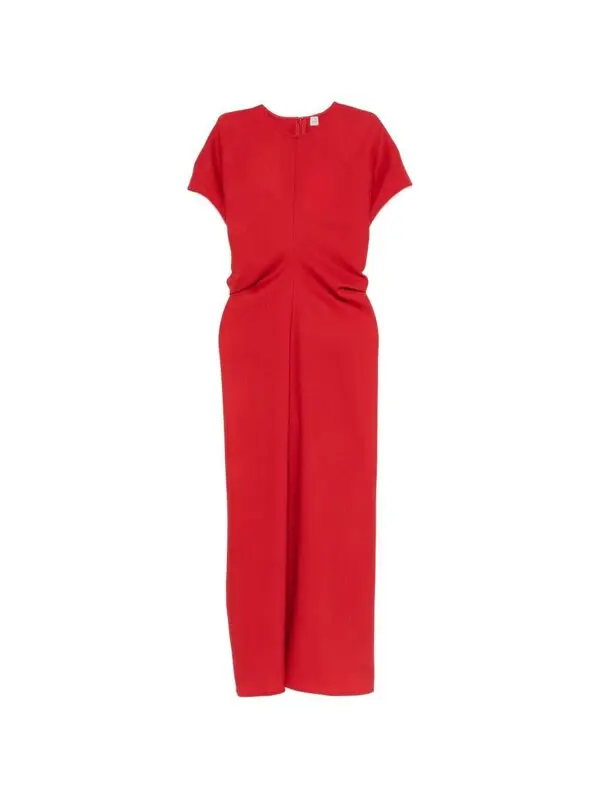 TOTEME Wool Maxi Dress - Red