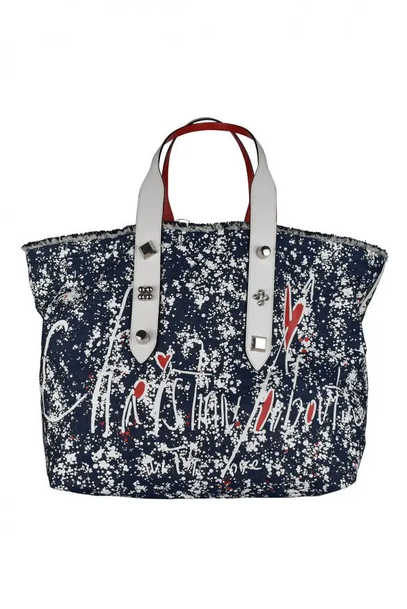 CHRISTIAN LOUBOUTIN Frangibus Tote Bag - Blue