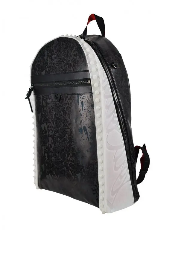 CHRISTIAN LOUBOUTIN Backparis Backpack With Studded Detail - Black