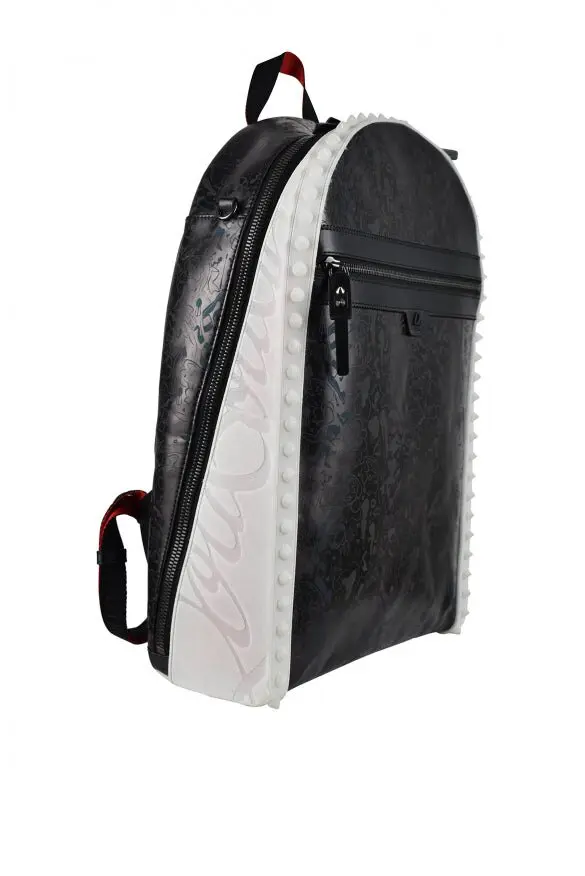 CHRISTIAN LOUBOUTIN Backparis Backpack With Studded Detail - Black