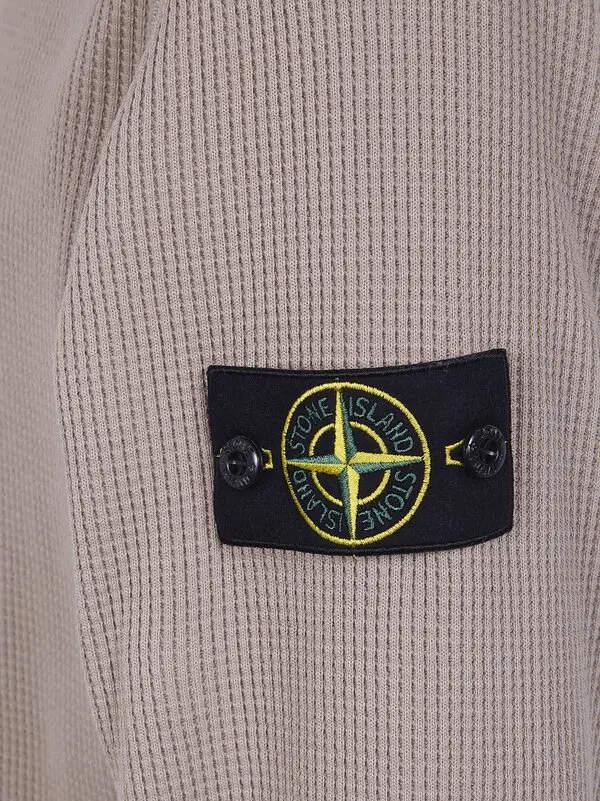 Stone Island Crewneck Sweatshirt With Logo Patch