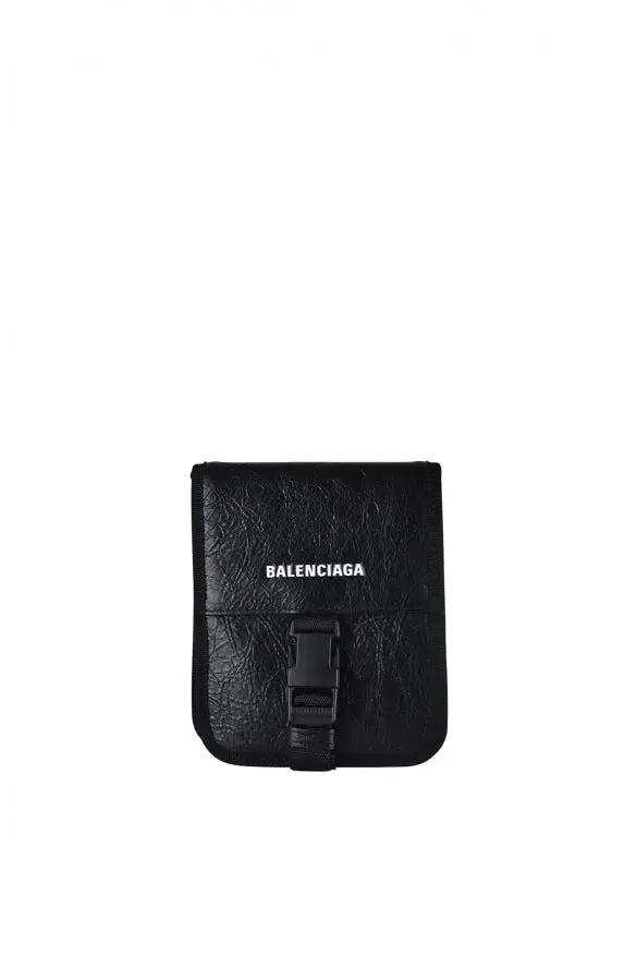 Balenciaga Leather Satchel - Black