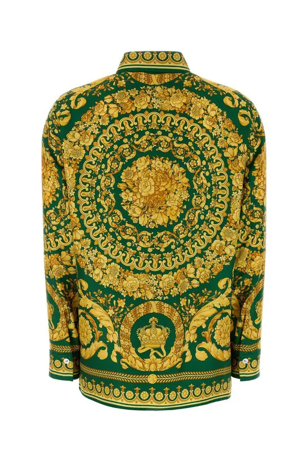 Versace Printed Silk Shirt - Multicolor