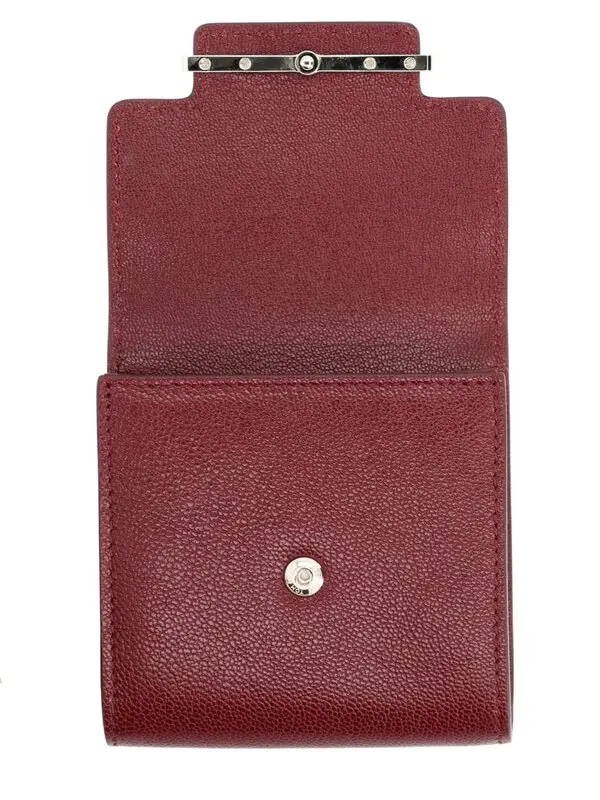 TOM FORD Leather Card Holder - Red