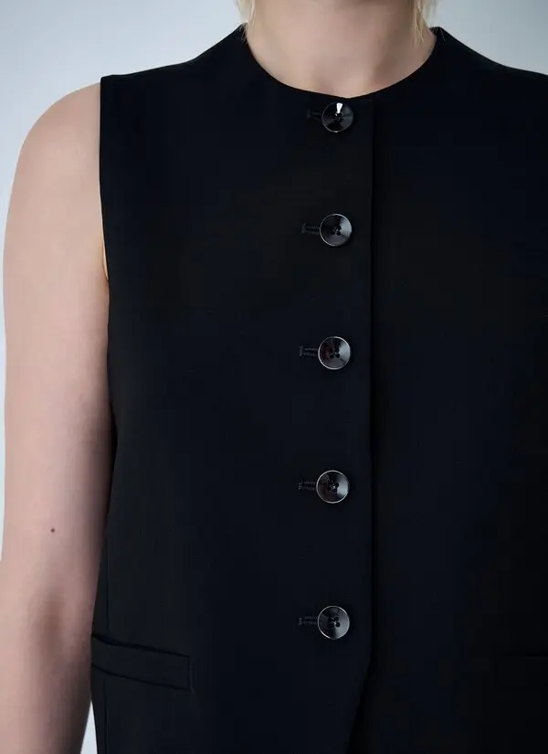 Max Mara Denver Waistcoat - Black