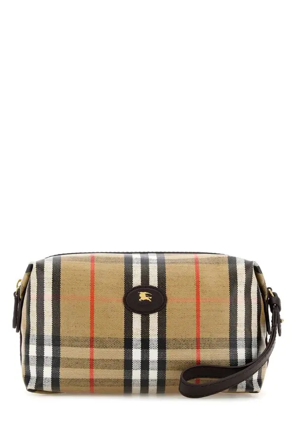 Burberry Printed Canvas Beauty Case - Multicolor