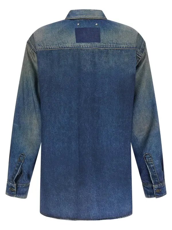 GOLDEN GOOSE Patty Shirt - Blue