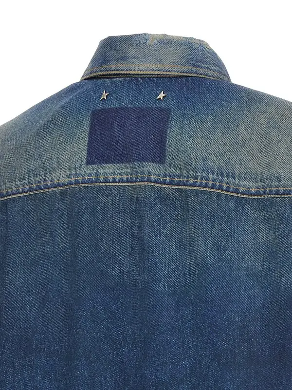 GOLDEN GOOSE Patty Shirt - Blue